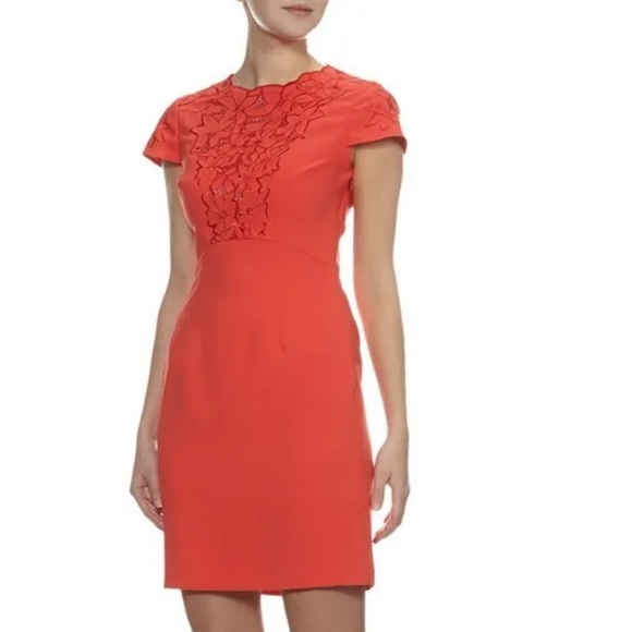 Ted Baker London | Dresses | Ted Baker Embroidered Dress Sz 3 | Poshmark